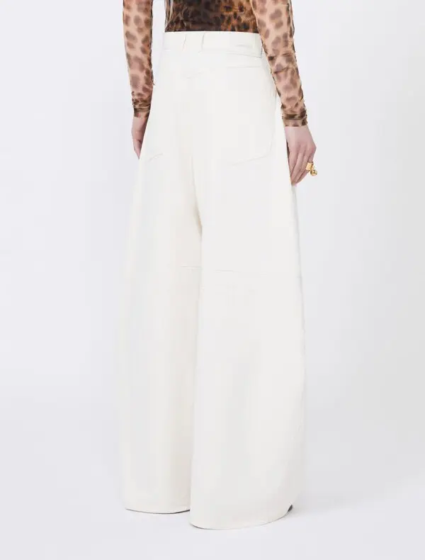 Sportmax Wide Leg Pants - Beige