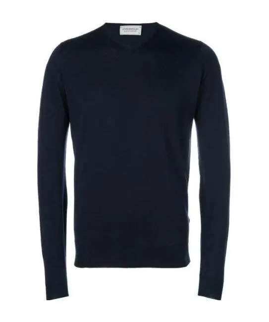 John Smedley V-neck Long-sleeve Jumper - Black