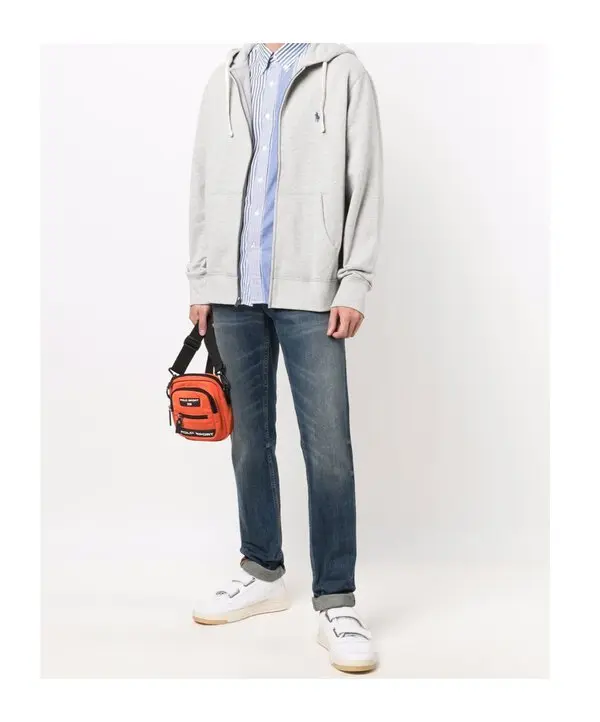 Polo Ralph Lauren Logo Embroidered Zip Hoodie - No