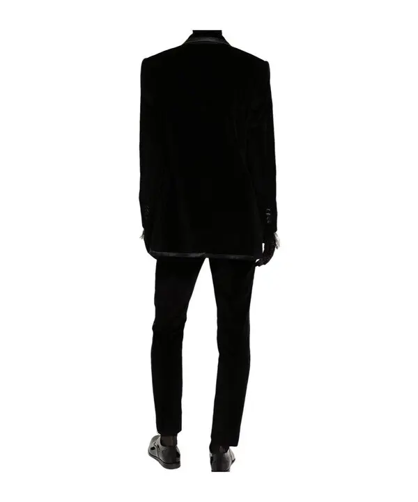 Dolce & Gabbana Double-breasted Velvet Blazer