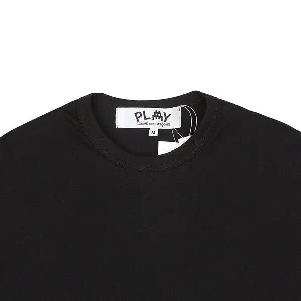 Comme Des Garçons Heart-patch Long-sleeves T-shirt
