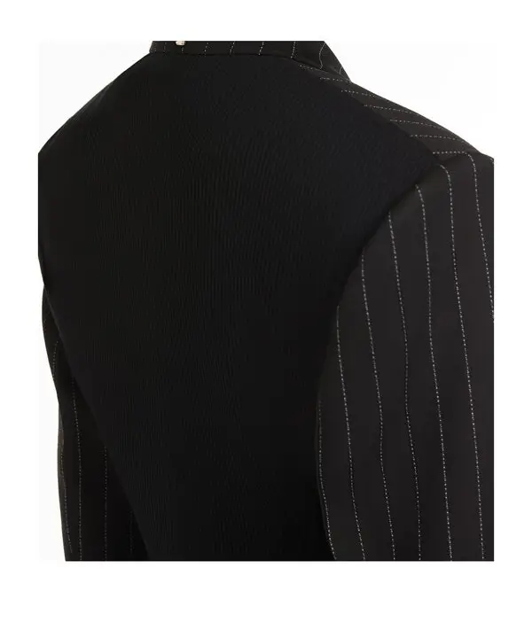 Sportmax Utopia Cropped Pinstripe Blazer