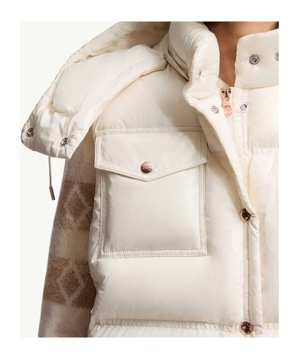 Moncler Pario Logo Patch Hooded Padded Gilet