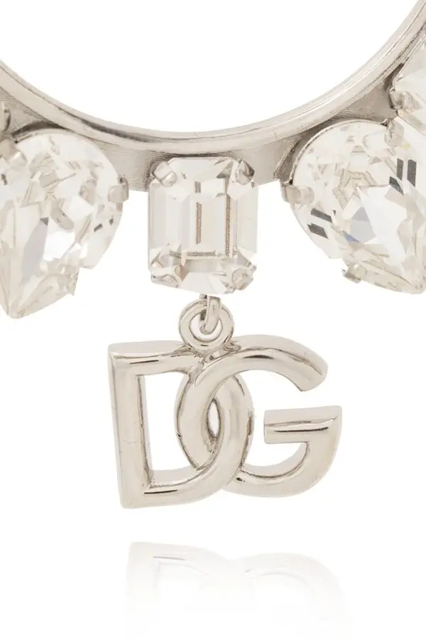 Dolce & Gabbana Embellished Logo Ear Cuff