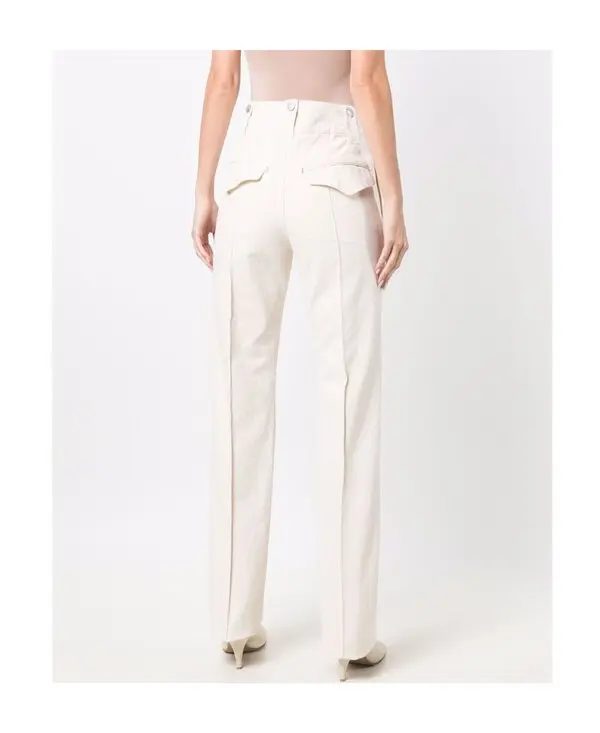 Isabel Marant Étoile Belt Loop Straight Leg Trousers