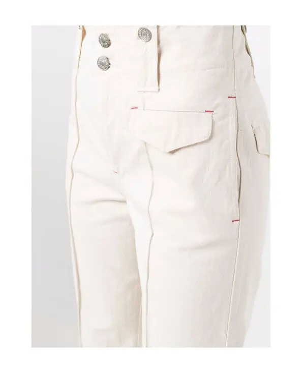 Isabel Marant Étoile Belt Loop Straight Leg Trousers