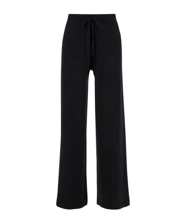 P.a.r.o.s.h Drawstring Elastic Waist Pants - Black