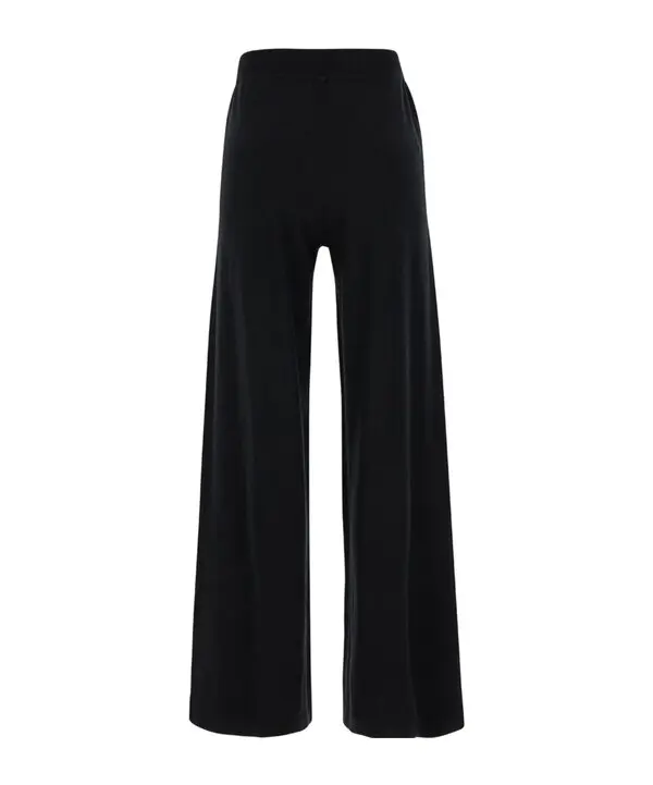 P.a.r.o.s.h Drawstring Elastic Waist Relaxed Fit Pants - Black
