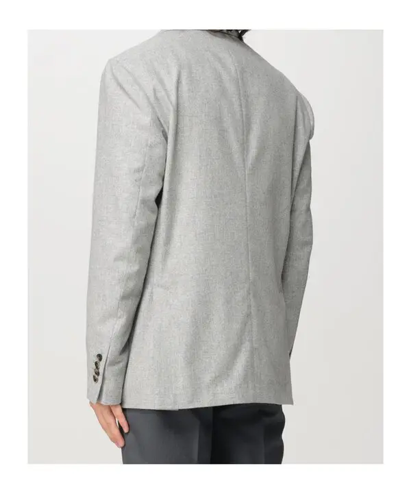 LARDINI Single-breasted Tailored Blazer - Gray