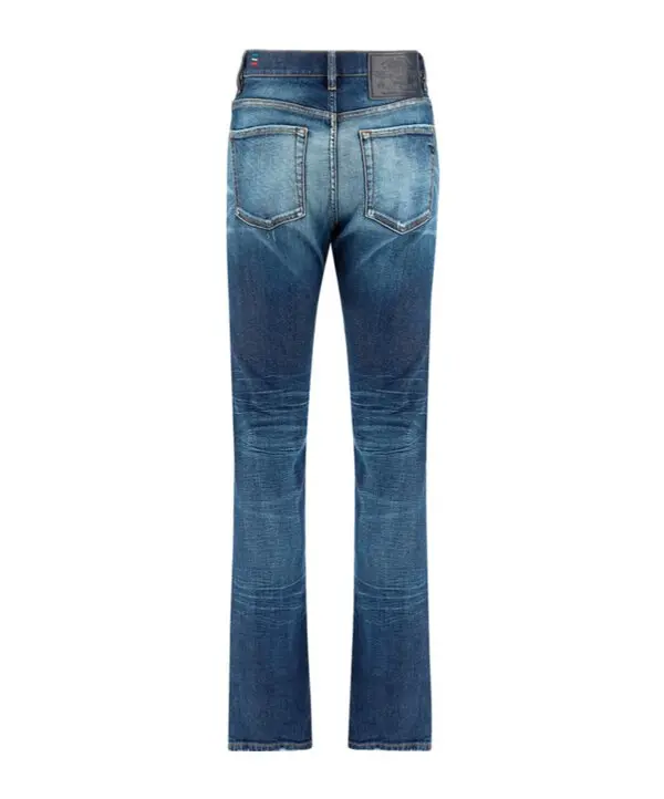 DIESEL® D-viker Straight-leg Jeans With Knee Slits