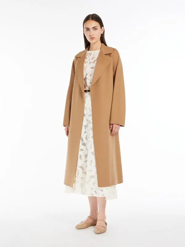 Max Mara Belted Mid-length Coat - Camel