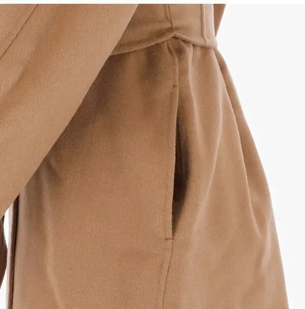 Max Mara Belted Mid-length Coat - Camel