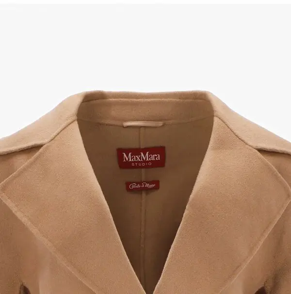 Max Mara Belted Mid-length Coat - Camel