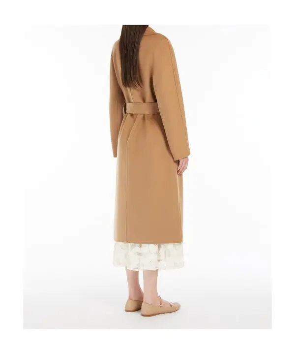 Max Mara Belted Mid-length Coat - Camel
