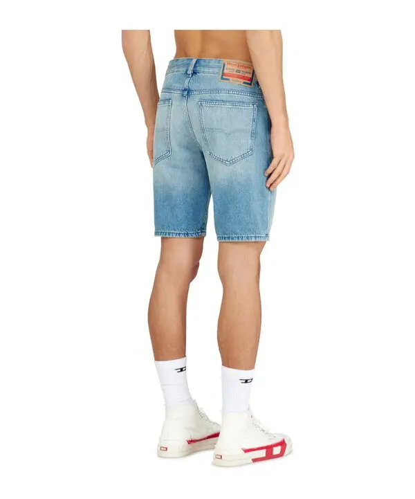 DIESEL® D-fin Slim Denim Shorts - Light Blue