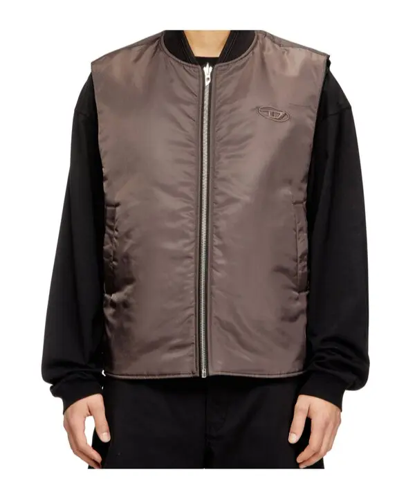 DIESEL® W-type-d1-sl Padded Reversible Satin Vest