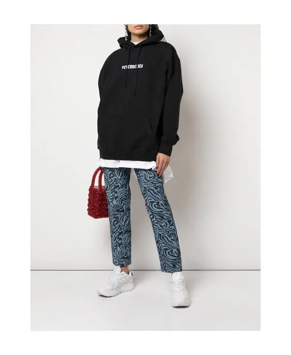 Vetements Logo Hooded Sweater