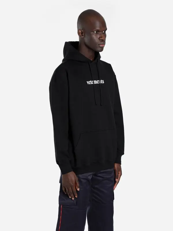 Vetements Logo Hooded Sweater