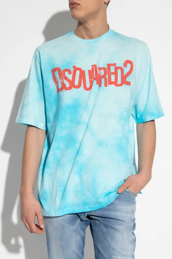 Dsquared2 Tie-dyed Crewneck T-shirt