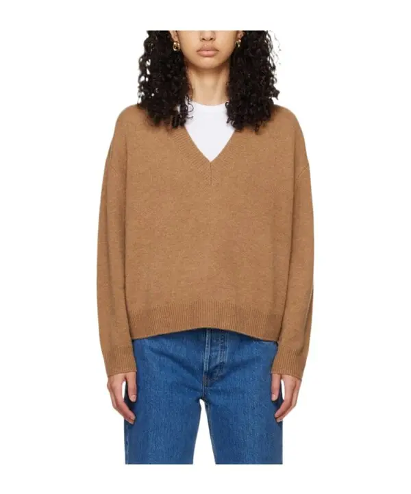 ANINE BING Lee V-neck Cashmere Jumper