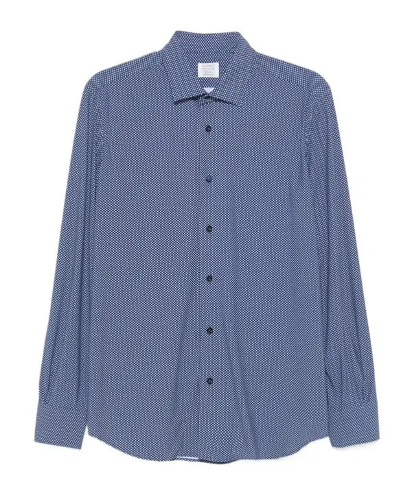 MAZZARELLI Lapel Long Sleeve Shirt