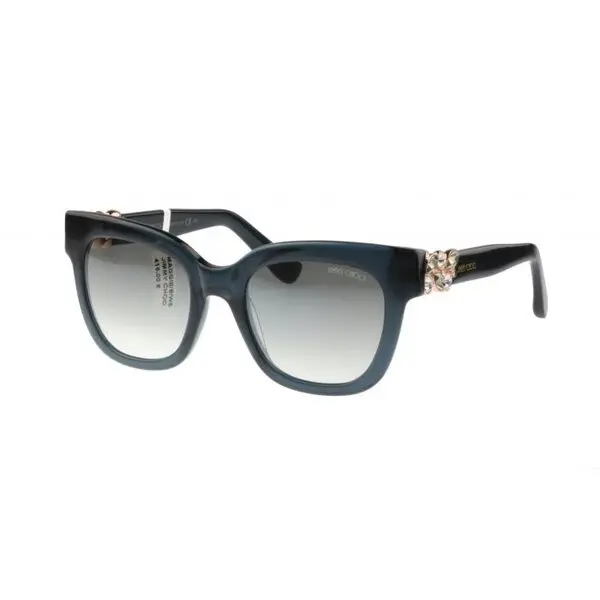 JIMMY CHOO Cat Eye Embellished Sunglasses - Gray