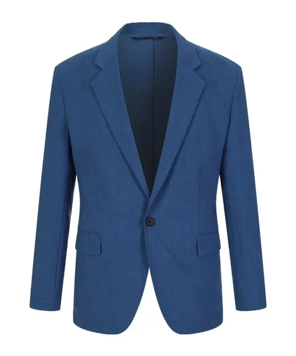 Hugo Boss Long-sleeved Suit Jacket - Blue