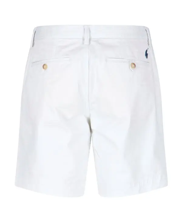 Polo Ralph Lauren 8-inch Stretch Straight Fit Chino Shorts - White
