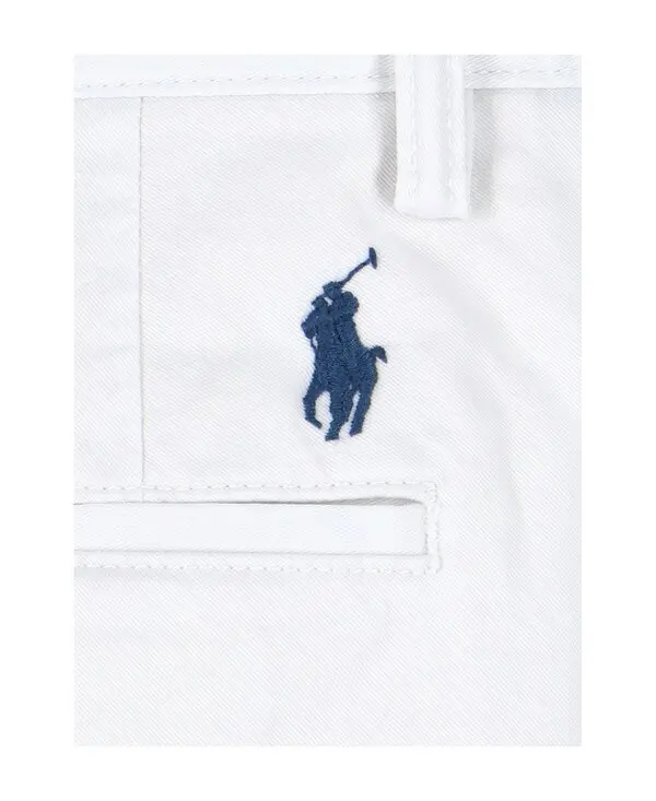 Polo Ralph Lauren 8-inch Stretch Straight Fit Chino Shorts - White