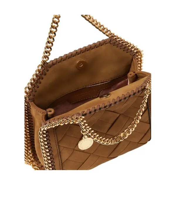 Stella McCartney Falabella Tiny Chain Tote Bag - Brandy