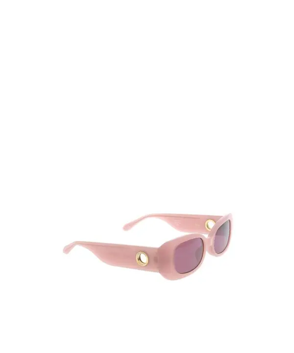 Linda Farrow Lola Rectangular Frame Sunglasses