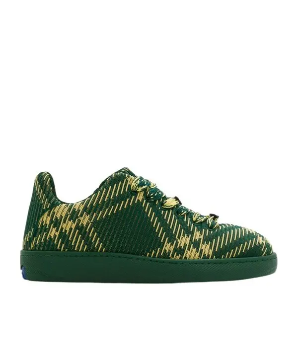 Burberry Checked Lace-up Sneakers
