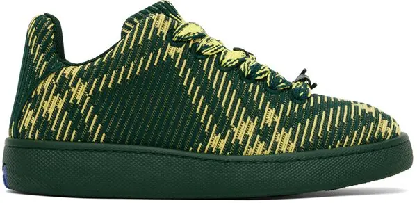 Burberry Checked Lace-up Sneakers