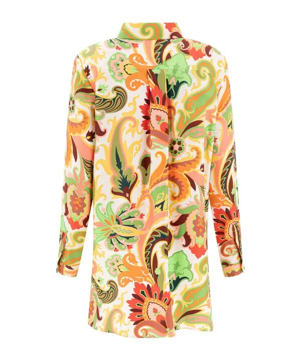Etro Graphic Printed Long-sleeve Shirt