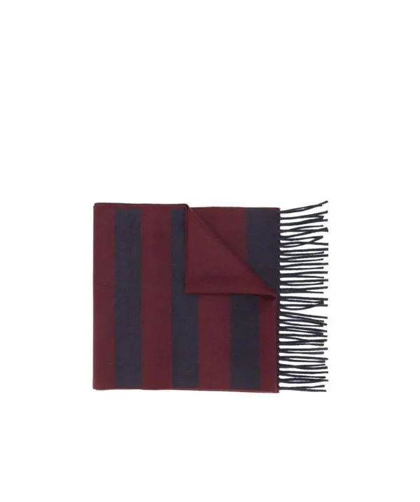 FERRAGAMO Check Color Matching Scarf - Red