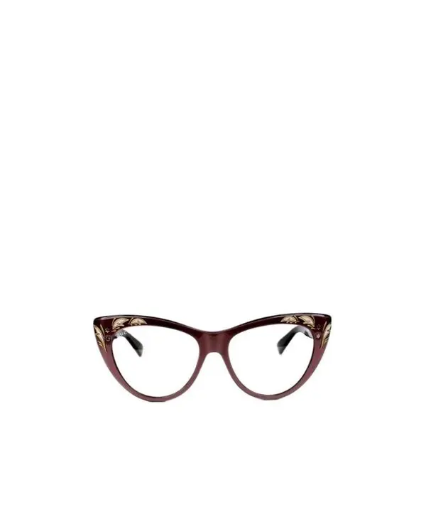 Gucci Cat Eye Eyeglasses With Logo Detail