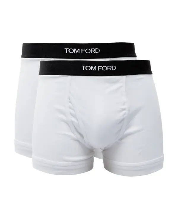 TOM FORD Logo Waistband Pack Of Two Boxers - No