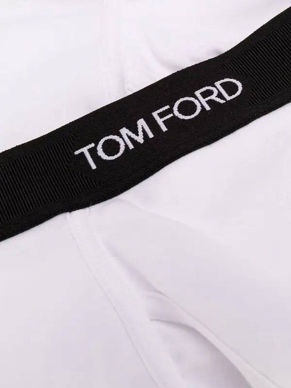 TOM FORD Logo Waistband Pack Of Two Boxers - No
