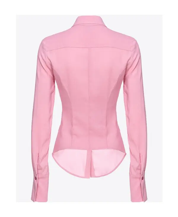 Pinko Spread Collar Long Sleeve Shirt