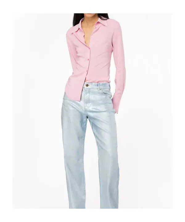 Pinko Spread Collar Long Sleeve Shirt