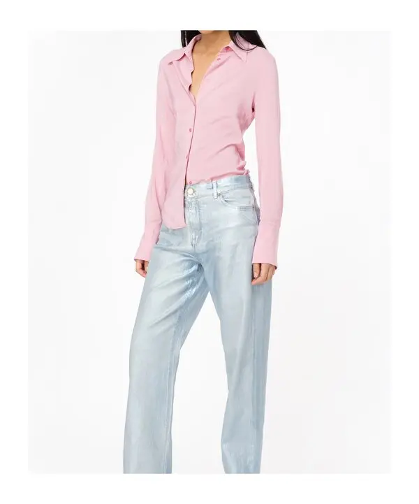 Pinko Spread Collar Long Sleeve Shirt