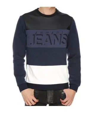 Emporio Armani Long Sleeve Crewneck Sweater - Black