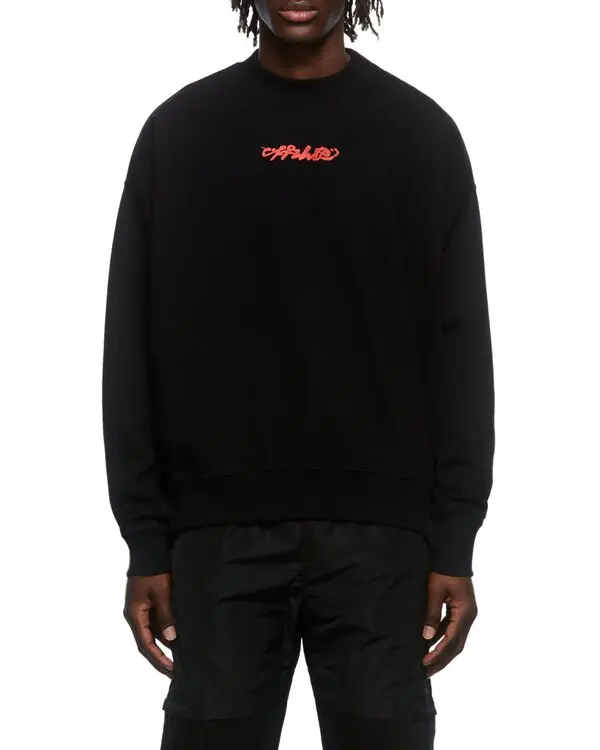 Off-White Arrow On Canvas Sweatshirt