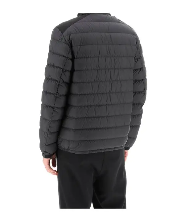 Woolrich Quilted Zipped Down Jacket - Black