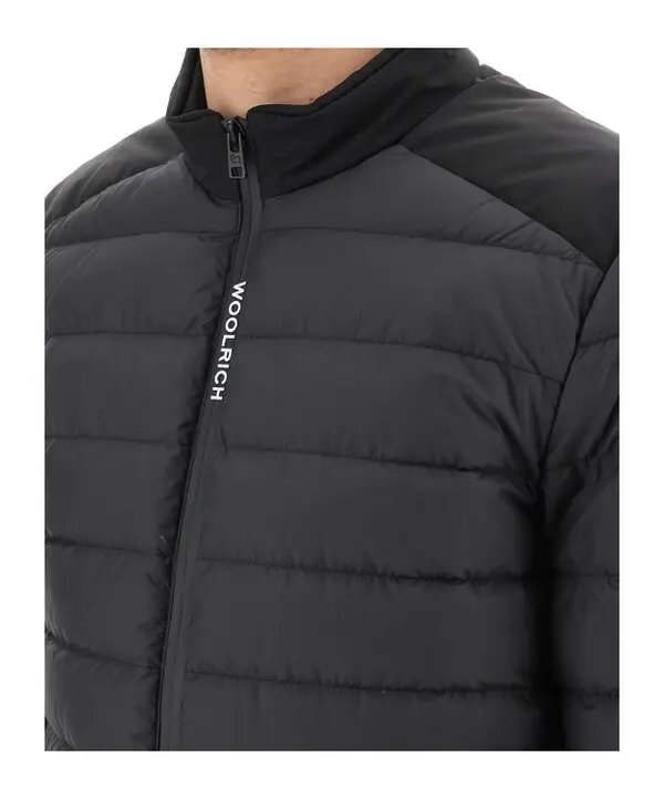 Woolrich Quilted Zipped Down Jacket - Black
