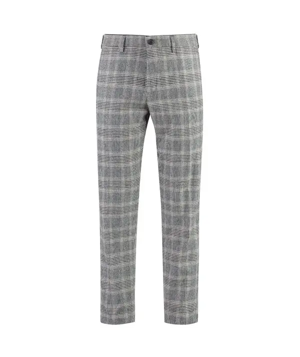 DEPARTMENT 5 Checked Chino Pants - Grey