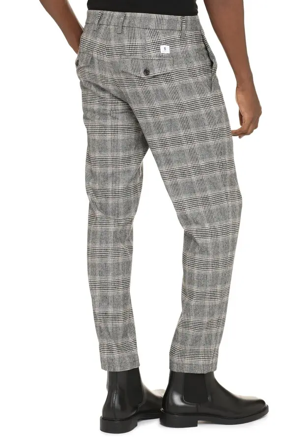 DEPARTMENT 5 Checked Chino Pants - Grey