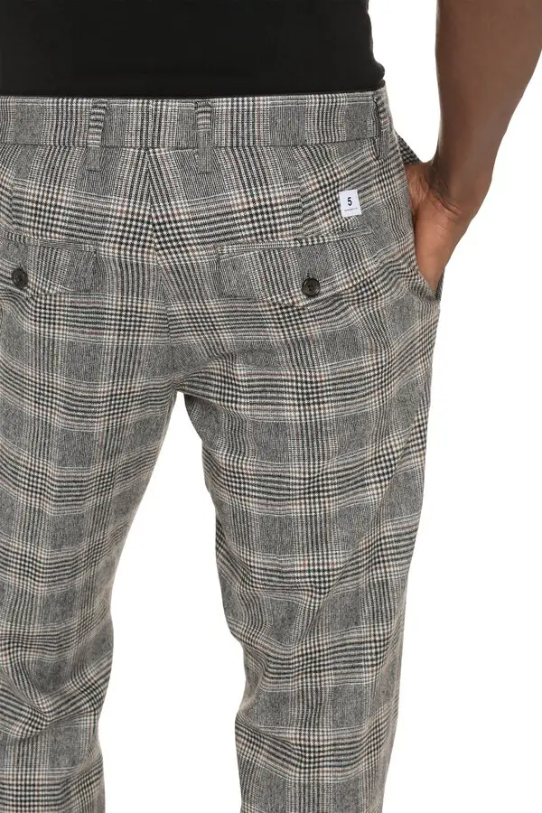 DEPARTMENT 5 Checked Chino Pants - Grey