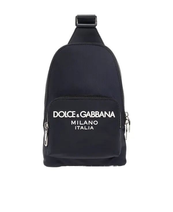 Dolce & Gabbana Dolce Gabbana Logo-embossed Zipped Belt Bag - Black