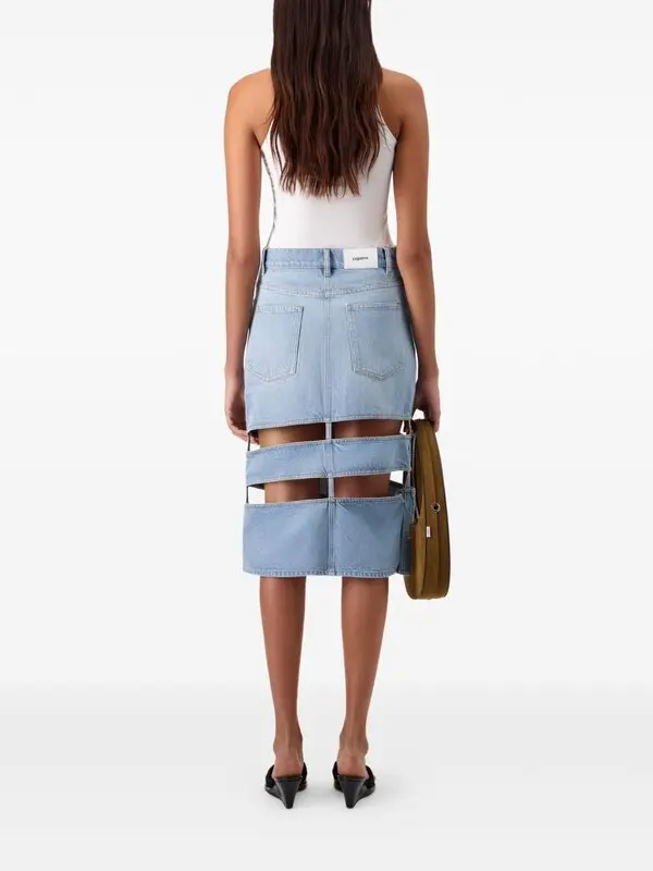 Coperni Cutout Denim Skirt